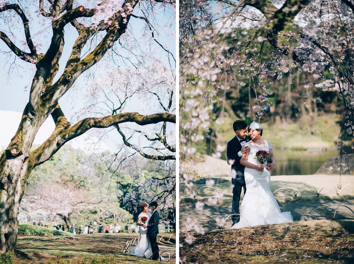Tokyo Pre wedding | Portraits for Kaz & Samantha | Sakura Season