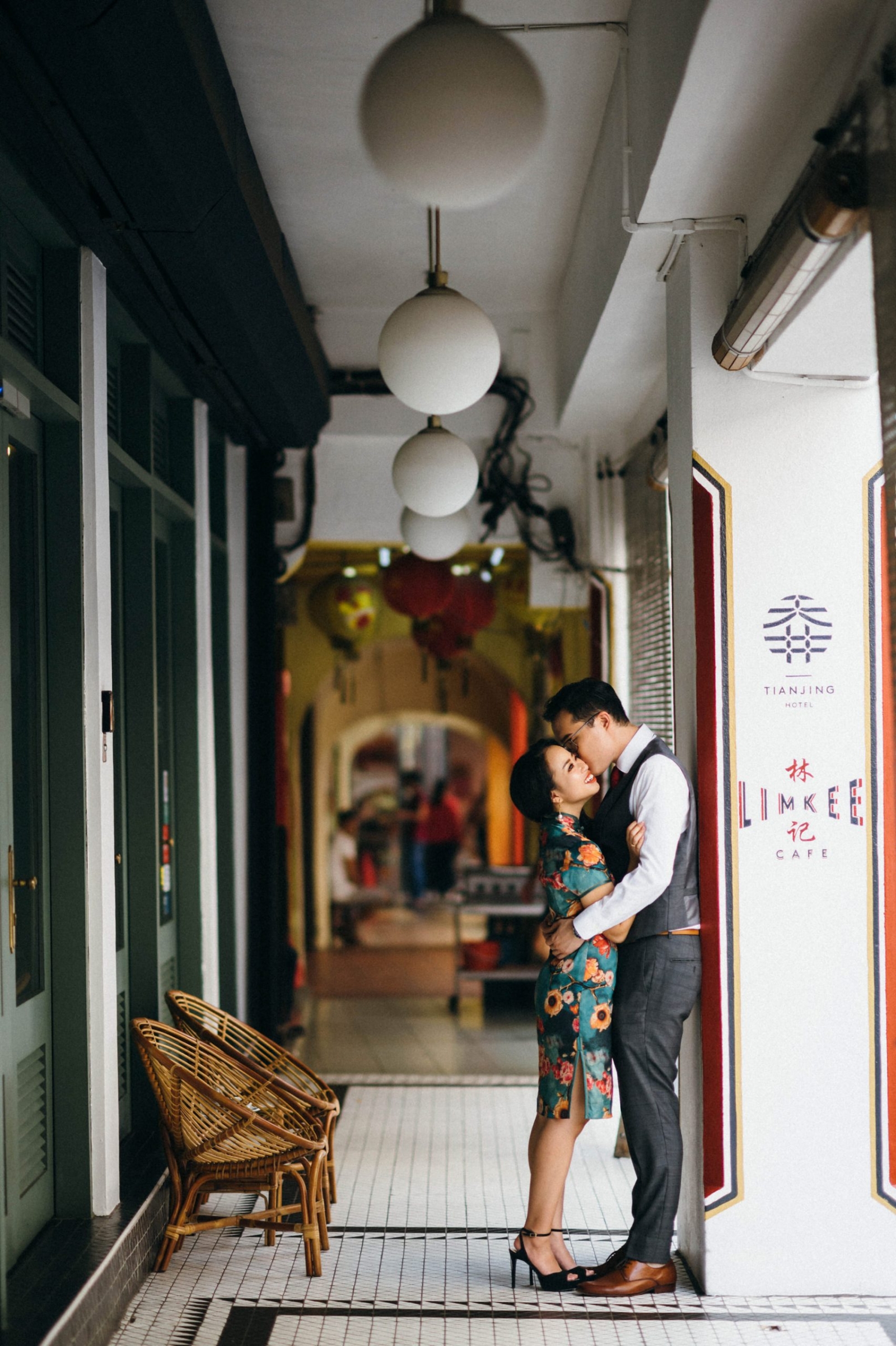 Pre-wedding photoshoot in Petaling Street & Tanjung Sepat - Fai & Lily